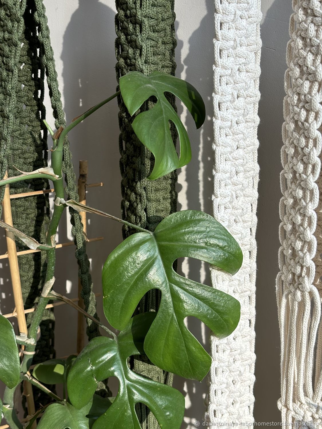 Макраме подвес для растений кашпо вешалка для цветов, комплект 2шт на заказ в интернет-магазине ...
