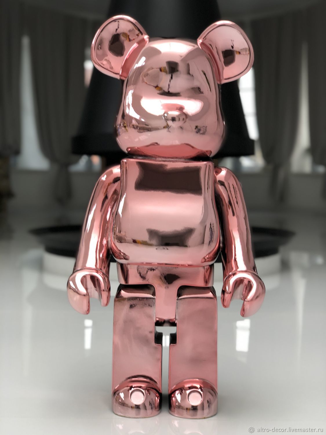 Bearbrick 1000% 70см MIRROR COLLECTION ROSE GOLD купить в интернет ...