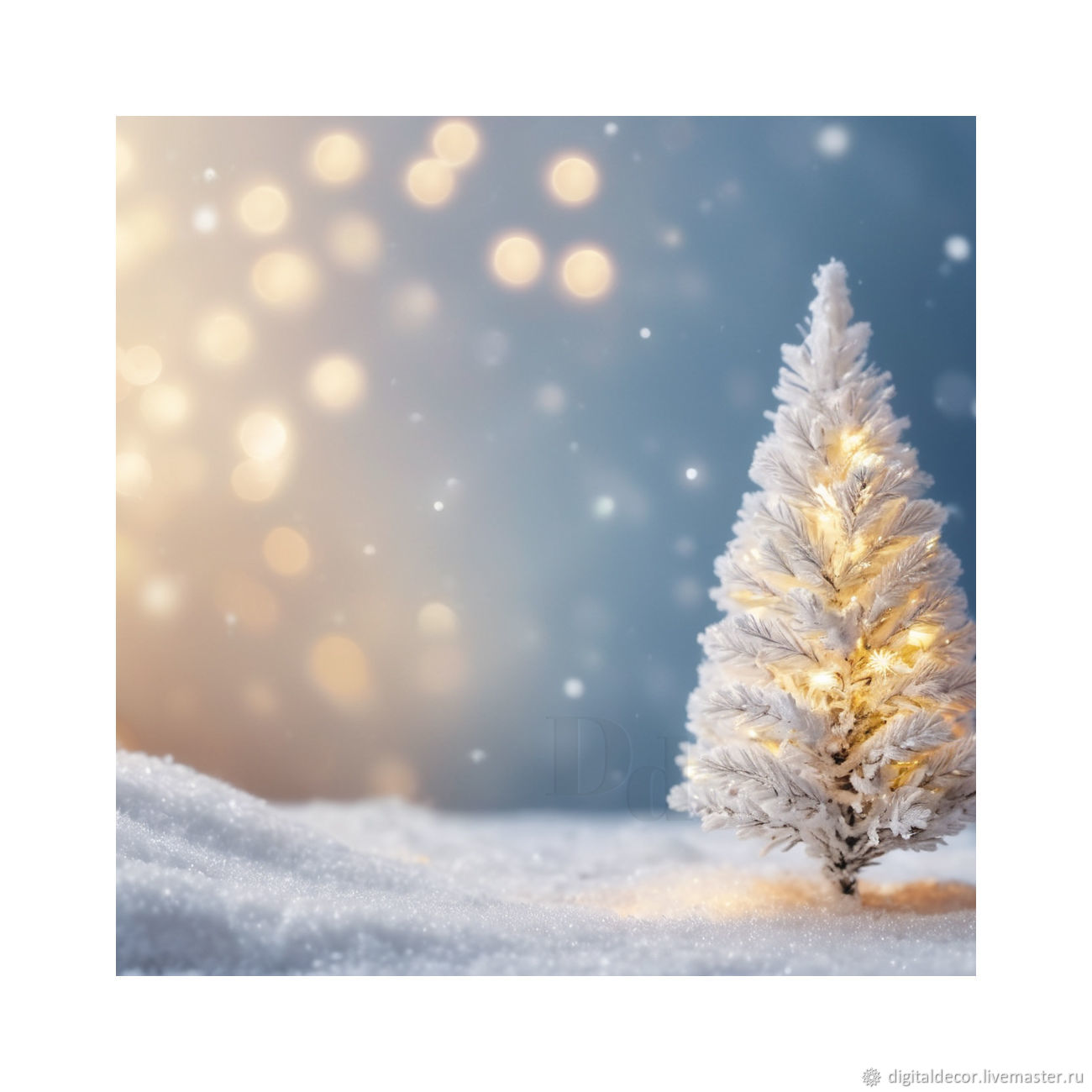 Новогодний аватар с местом для текста без надписей для ярмарки мастеро ...