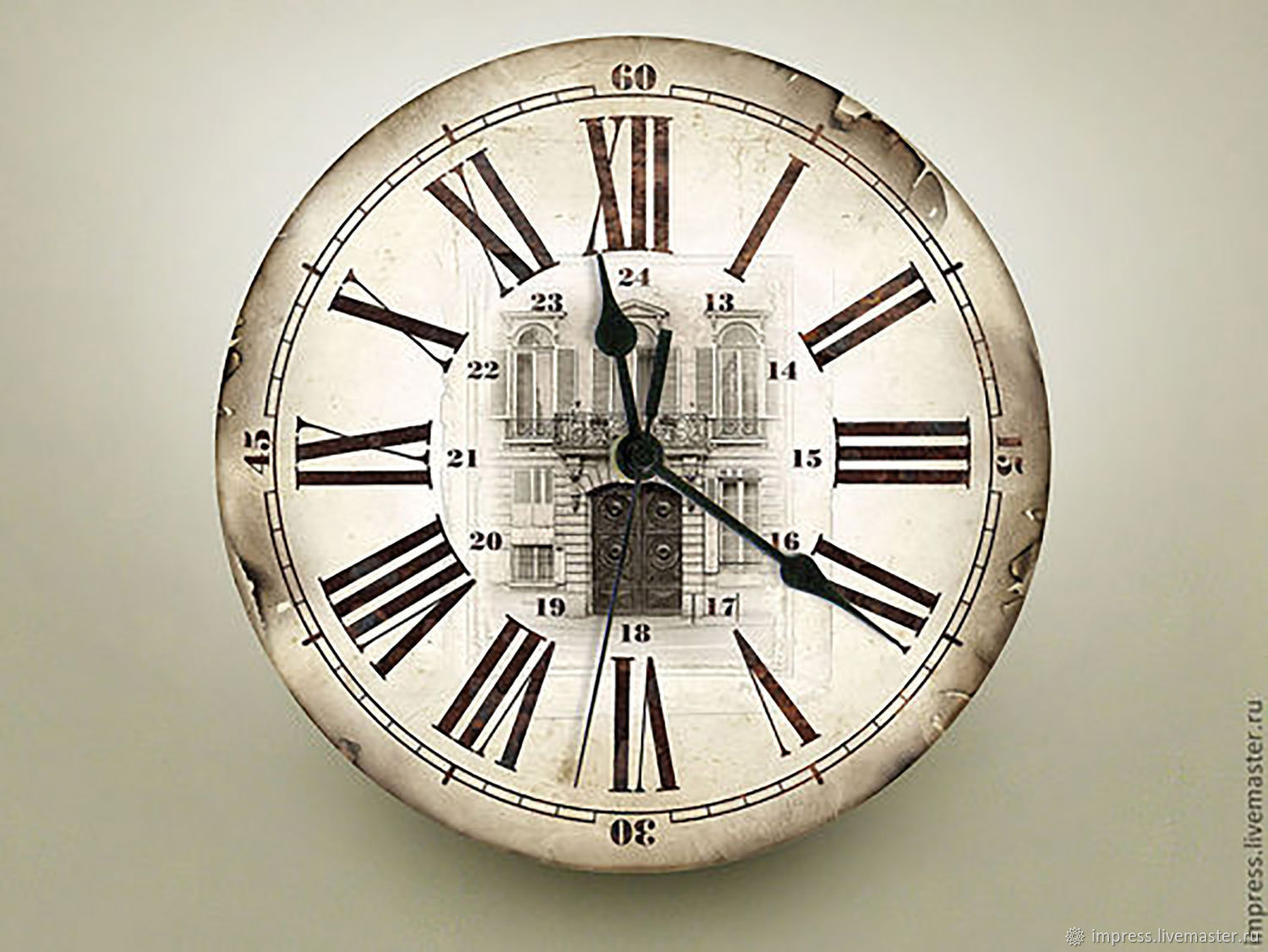 Часы настенные Старый Сад в интернет-магазине на Ярмарке Мастеров ...